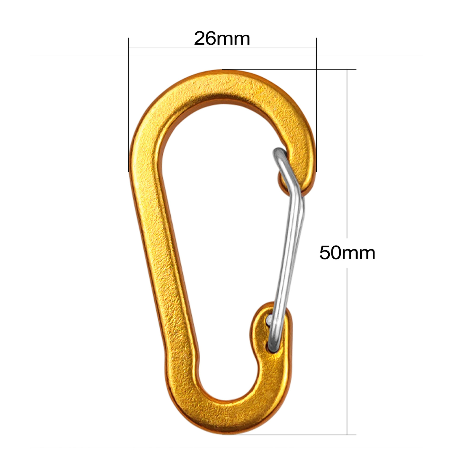 Carabiner Clips Alloy Keychain Carabiner Clip D Rings for J4J0 | eBay