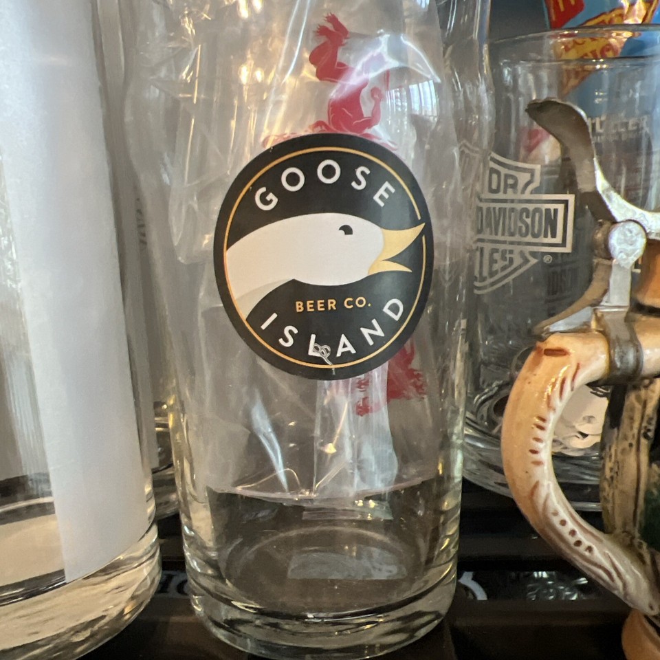 Goose Island Beer Company 16oz Pint Style Glass CHICAGO 1988 | eBay