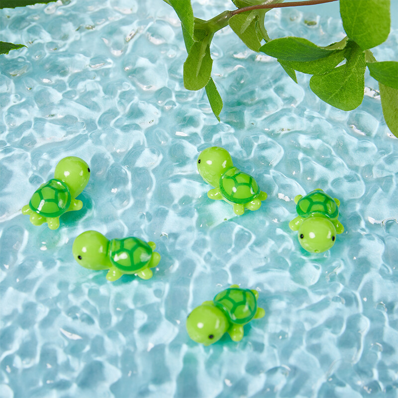 5Pcs Mini Turtle Miniature Figurines Dollhouse Bonsai Garden fairy ...