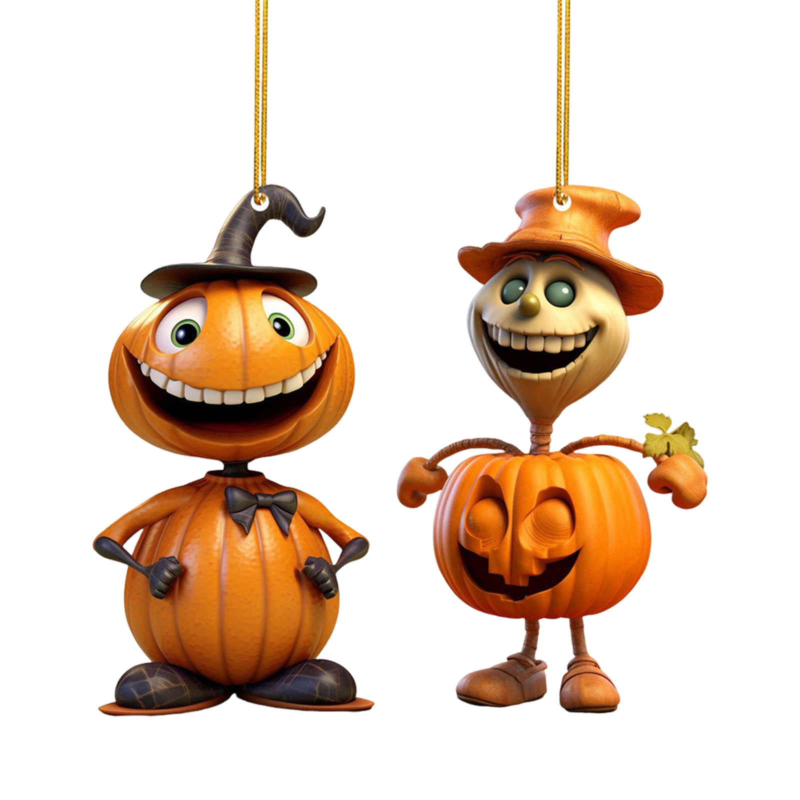 Pumpkin Figure Halloween Decoration Funny Expression Gift Cute Car ...