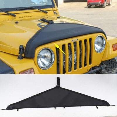 Front Hood Cover Front End Bra Protector for Jeep Wrangler TJ 1997-2006 ...
