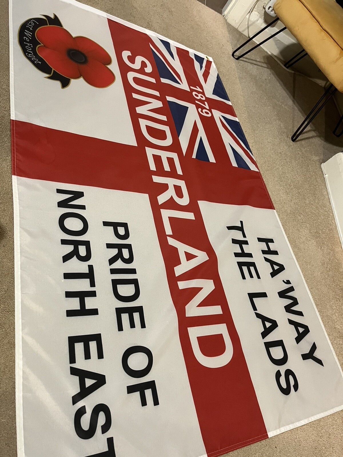 Sunderland Flag 5ft by 3ft - Sunderland Football Flag Football Flag | eBay