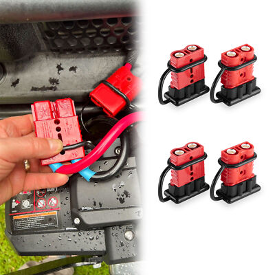 50A/175A Battery Quick Connector Kit Plug Connect Disconnect Winch ...