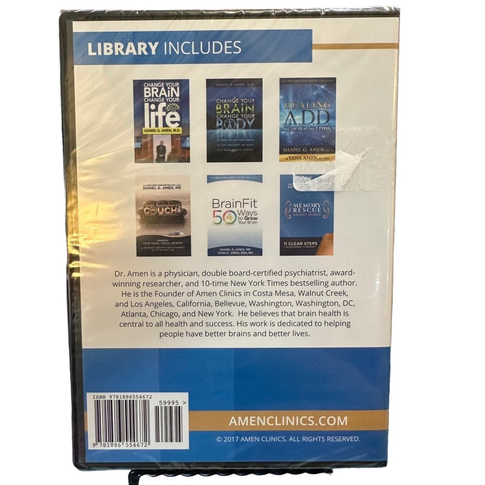 Dr. Amen's Advanced Brain Health Library DVDs Top 6 Programs ...