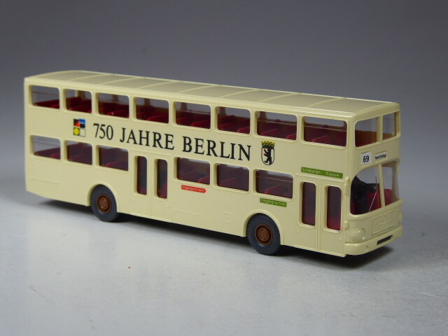 (RUS-1) Wiking MAN SD200 Berlin BVG Doppeldecker Bus 750 Jahre | eBay