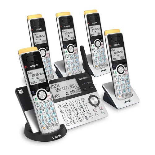 Vtech 5-Handset Cordless Phone with Super Long Range 735078048684| eBay