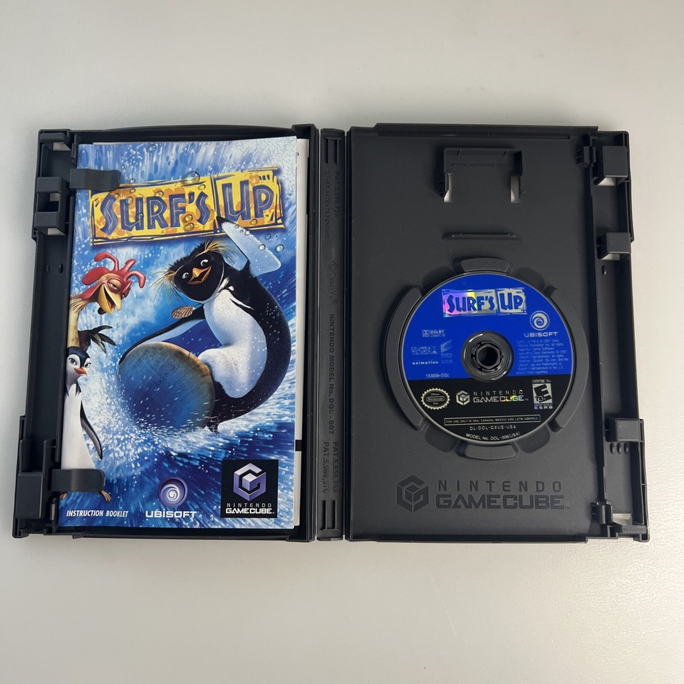 Surf's Up (Nintendo GameCube, 2007) CIB with Manual Very Good Condition ...