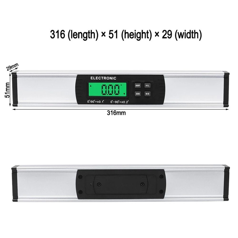 Spirit Level Inclinometer Angle Ruler Electronic Spirit Level LCD ...