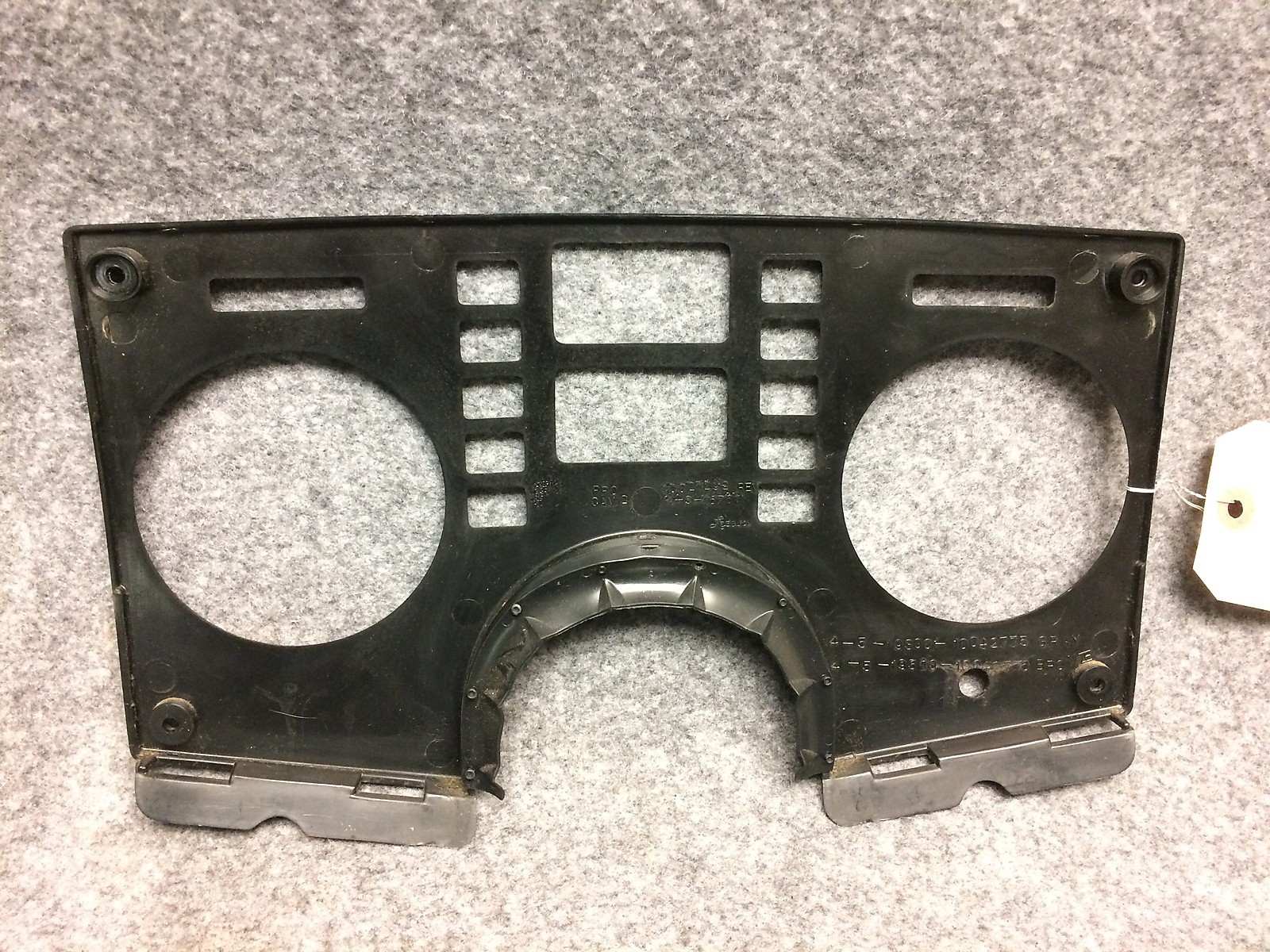 1984-1988 Pontiac Fiero Instrument Cluster Gauges Bezel 10042775 Gray ...