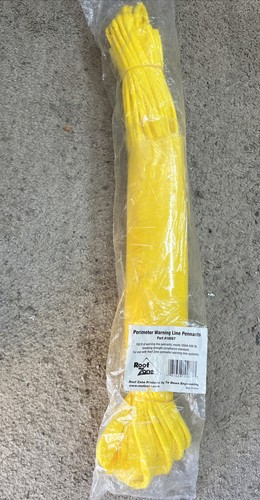 ROOF ZONE 10087 100' PERIMETER WARNING LINE PENNANTS-REPLACEMENT | eBay