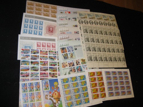 Various mint sheets/booklet panes US Postage stamps FV $480 Free ...