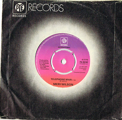MERI WILSON EDGMON Telephone Man 7'' Single VINYL Pye Records 1977 UK ...
