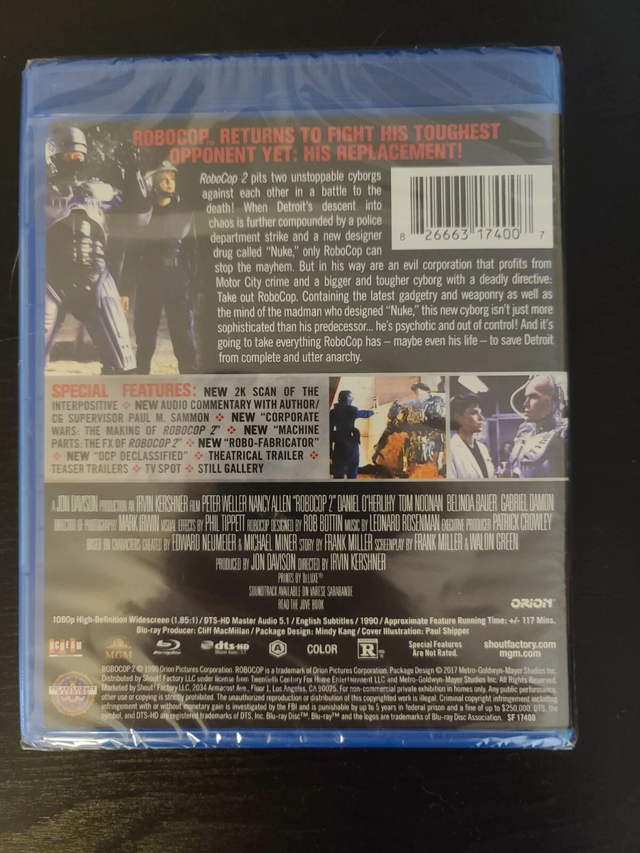 Robocop 2 Dvd Cover