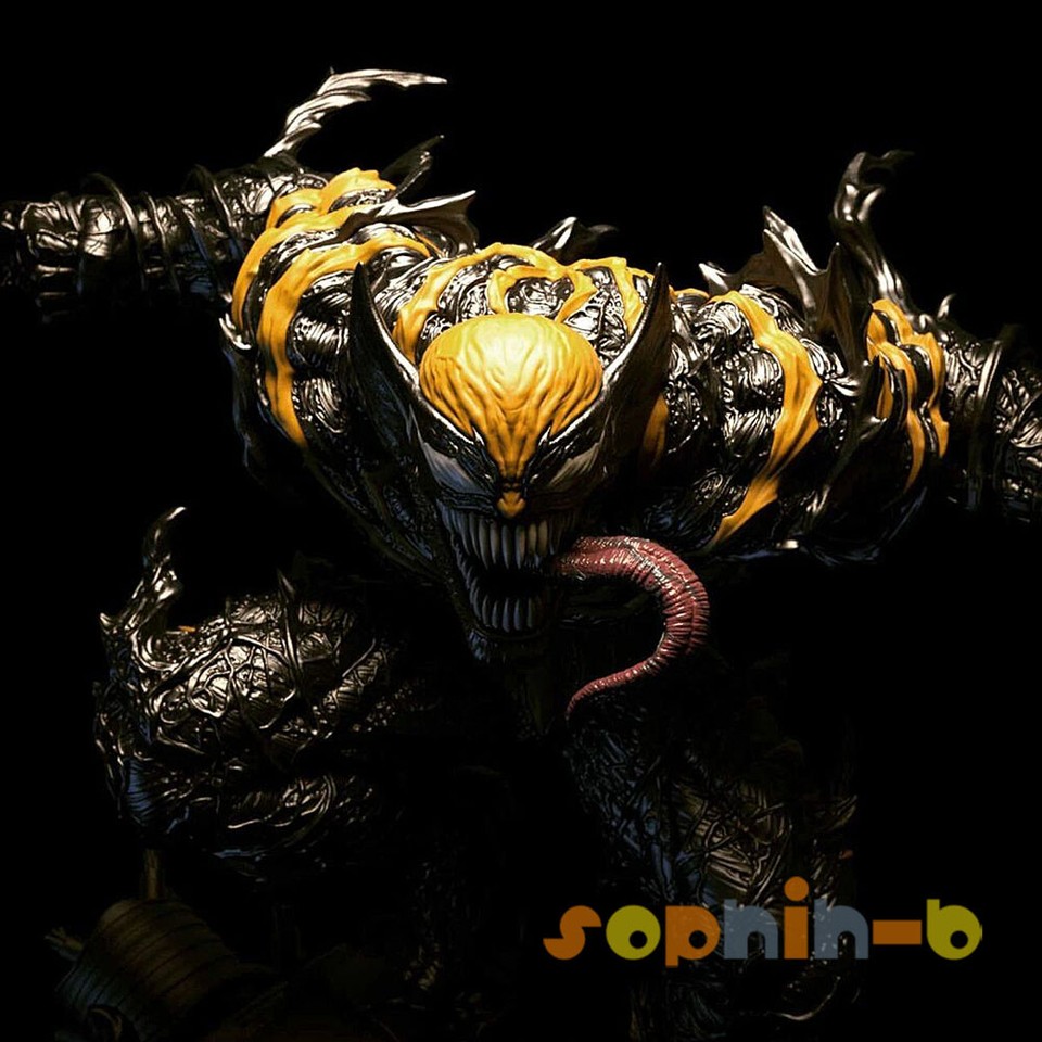 Wolverine Venom Venomized 4 Heads 1:6 Model Kit Unpainted 3d Print ...