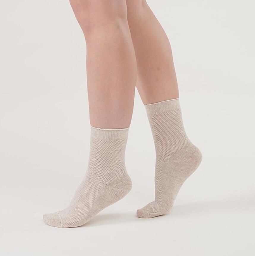 Special Thin Breathable Organic Linen Socks for Men, Set - 5 Pairs ...