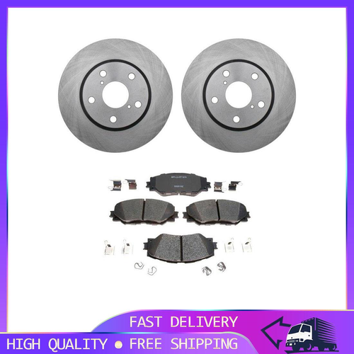 For 2012-2017 Toyota Prius V Front Brake Rotors Ceramic Brake Pads ...
