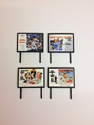 4 Model Railway Billboards / Posters - Trackside Signs - OO Gauge ...
