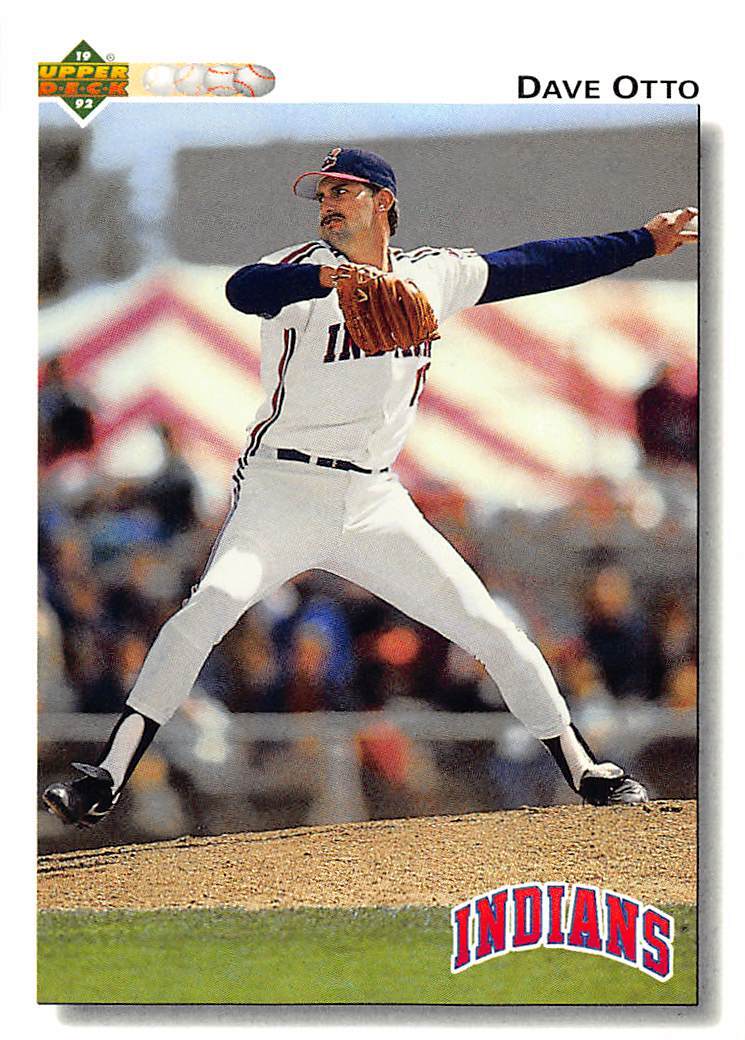 Dave Otto 1992 Upper Deck 698 Cleveland Indians BASEBALL Card | eBay