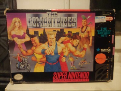 The COMBATRIBES Super Nintendo SNES Game Original TECHNOS 1992 ...
