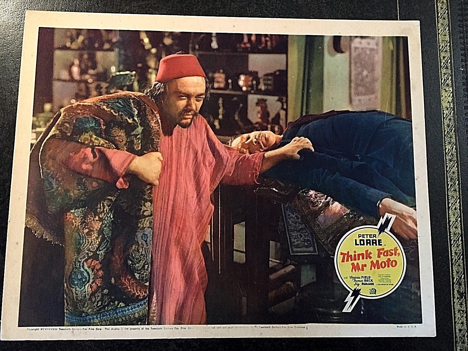 PETER LORRE IN THINK FAST, MR. MOTO 1937 ORIGINAL LOBBY CARD | eBay