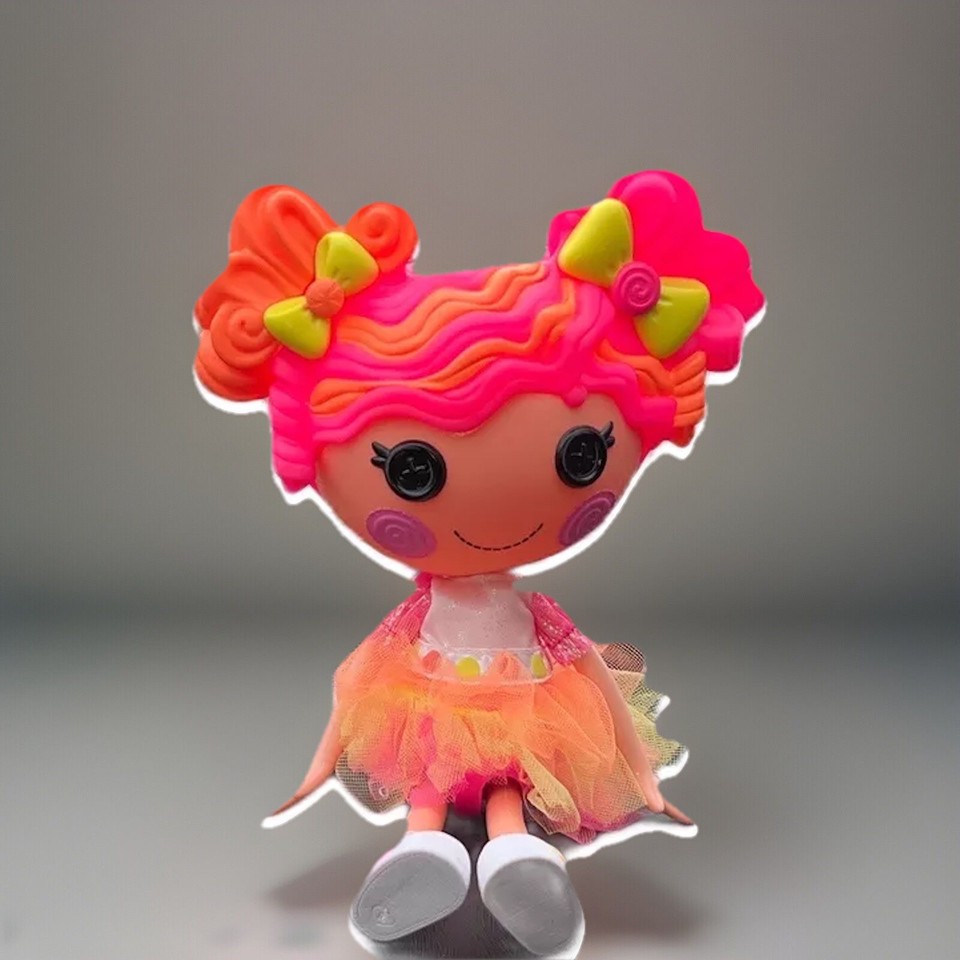 Lalaloopsy Sweetie Candy Ribbon Large Doll VTG 2014 Neon Pink Orange | eBay