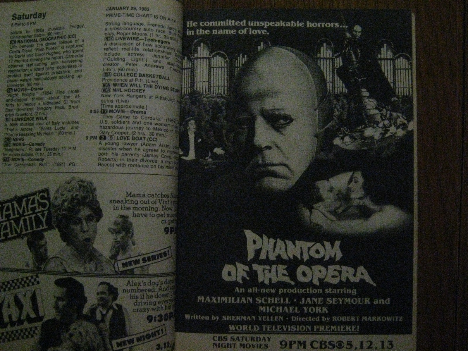 1983 TV Guide (MAXIMILIAN SCHELL/ALI MacGRAW/YOKO SHIMADA/THE WINDS OF ...