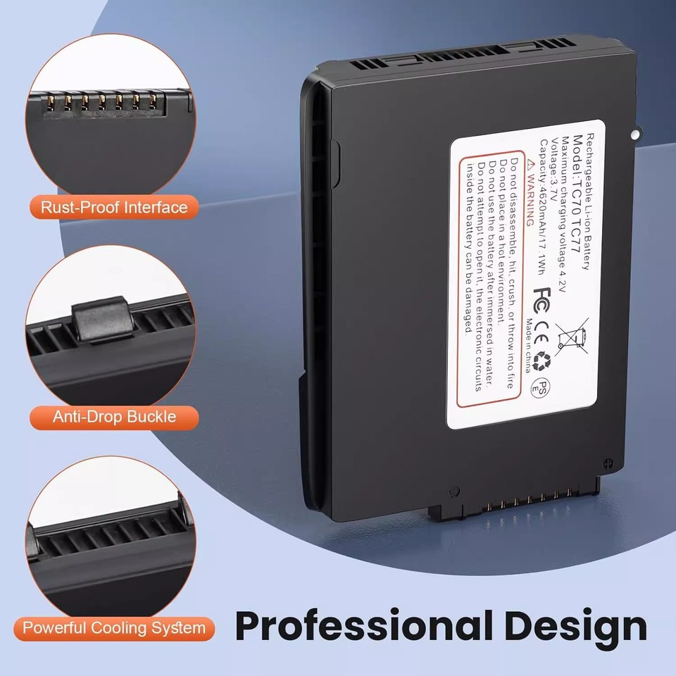 TC70 BT-000318 Battery for Zebra for Symbol TC77 TC70 TC72 TC75 TC55 ...