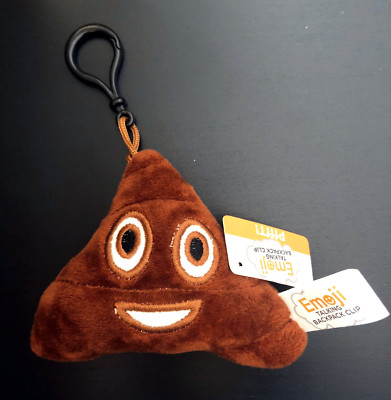 Poop Emoji Talking Backpack Clip | eBay