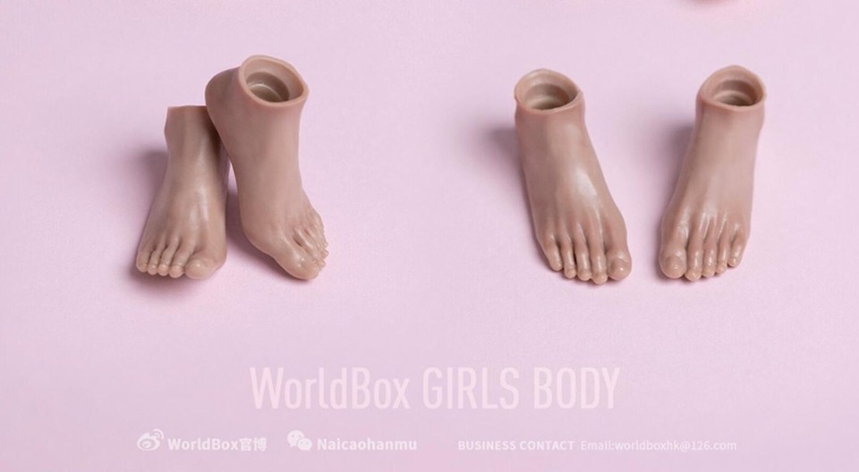 NEW WORLDBOX AT202 Durable Doll 1/6 Female S Bust Body 12" Figure Girl ...