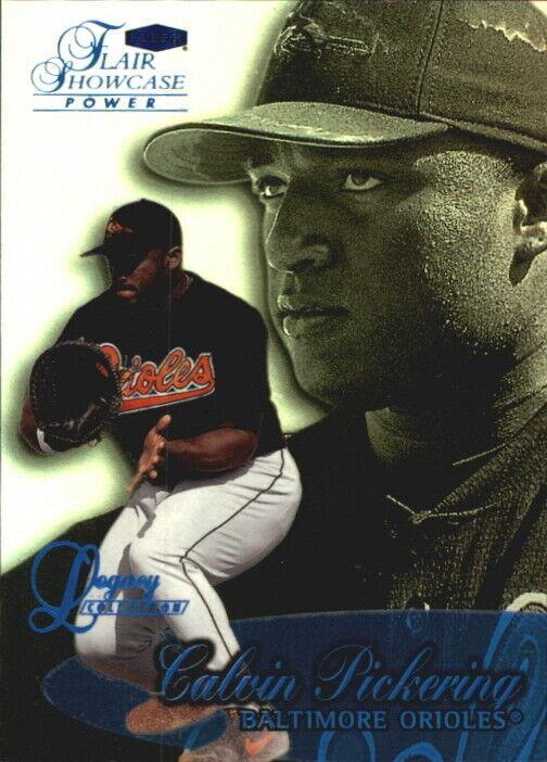 1999 Flair Showcase - Calvin Pickering #75L Row 3 Legacy Collection /99 ...