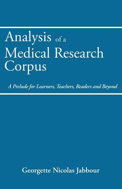 Analysis of A Medical Research Corpus von Georgette Nicolas Jabbour ...