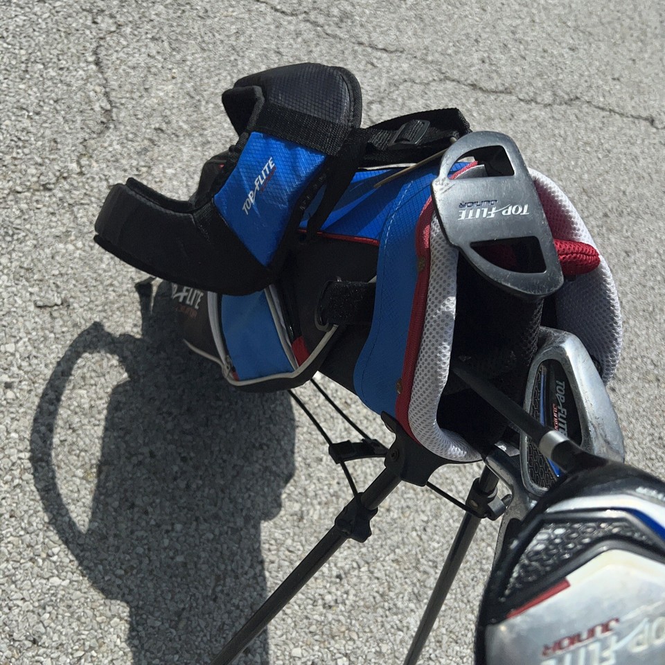Top Flite Junior Flex Golf Club Set w/ Stand Bag JR Youth Kids RH 26” P ...