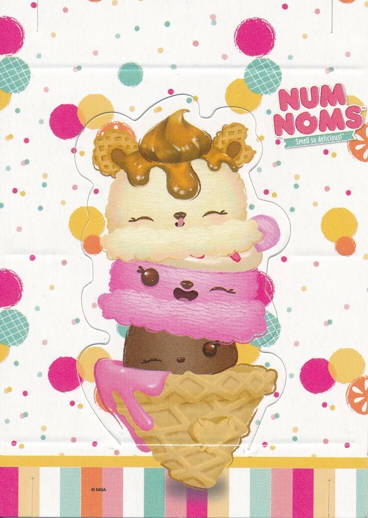 NUM NOMS SERIES 1 & 2 TRADING CARDS SINGLE POP-UP CARD #94 NEOPOLITAN ...