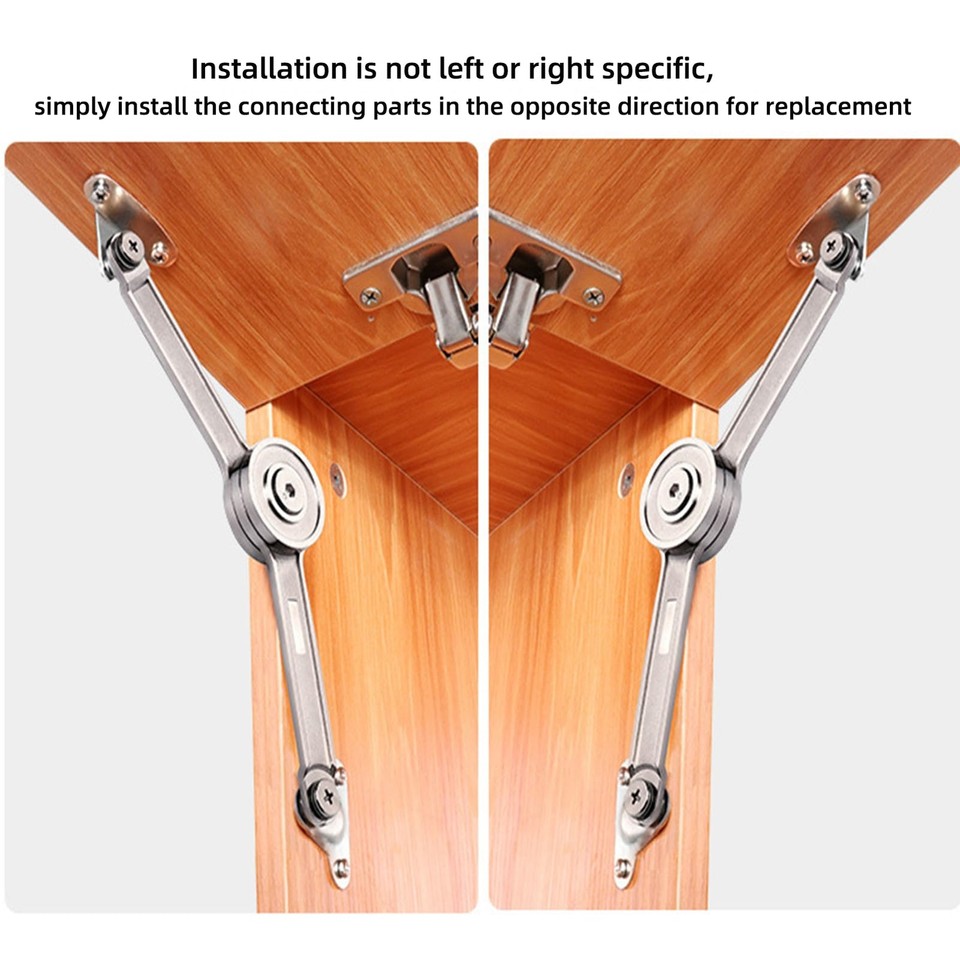 2 Pcs Lid Support Hinge| Locking Hinges 90 Degree| Toy Box Hinges Soft ...