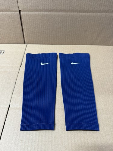 Nike Pro Elite Running Leg Sleeves SZ Large Navy Blue Made In USA ...