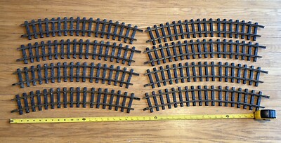 Aristocraft G Scale Curved Track About A 7 Ft Diameter Qty 8 Pieces 2/3 ...
