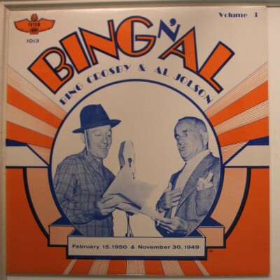Bing Crosby, Al Jolson Lp Bing N' Al Volume 3 On Totem - Sealed ...