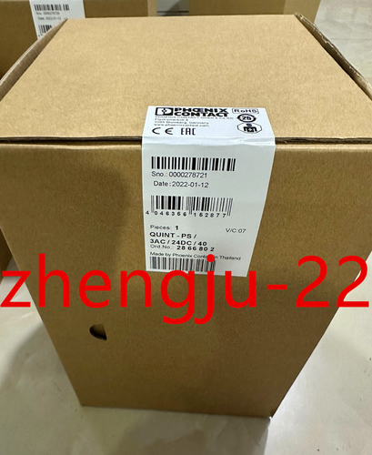 New In Box PHOENIX CONTACT 2866802 QUINT-PS/3AC/24DC/40 Power Supply ...