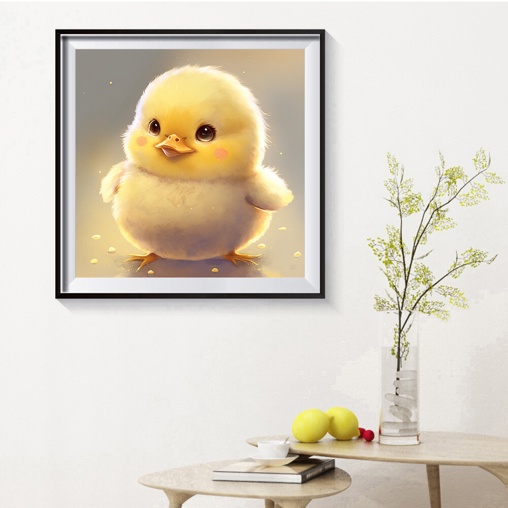 5D DIY Full Round Drill Diamond Painting Cartoon Duck Kit Home Decor ...