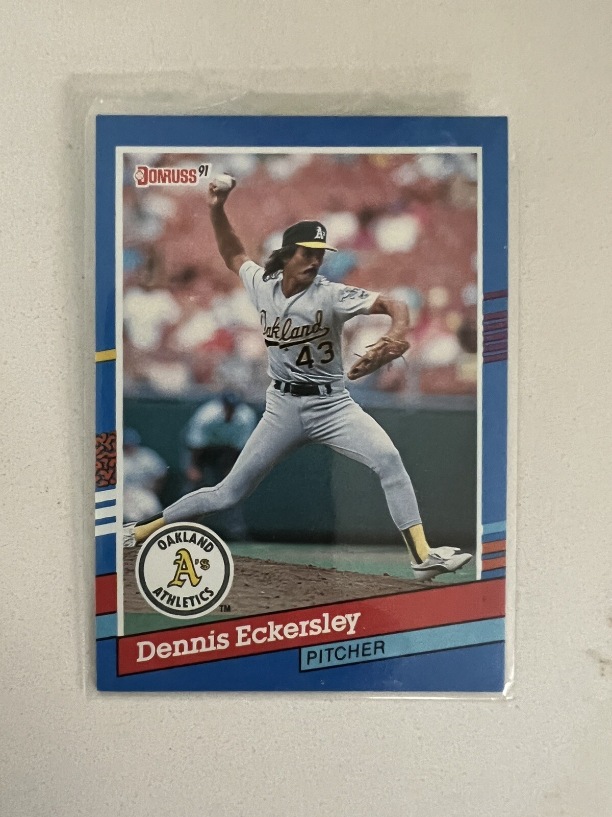 Dennis Eckersley Oakland Athletics 1991 Donruss #270 "Hall of Fame" | eBay