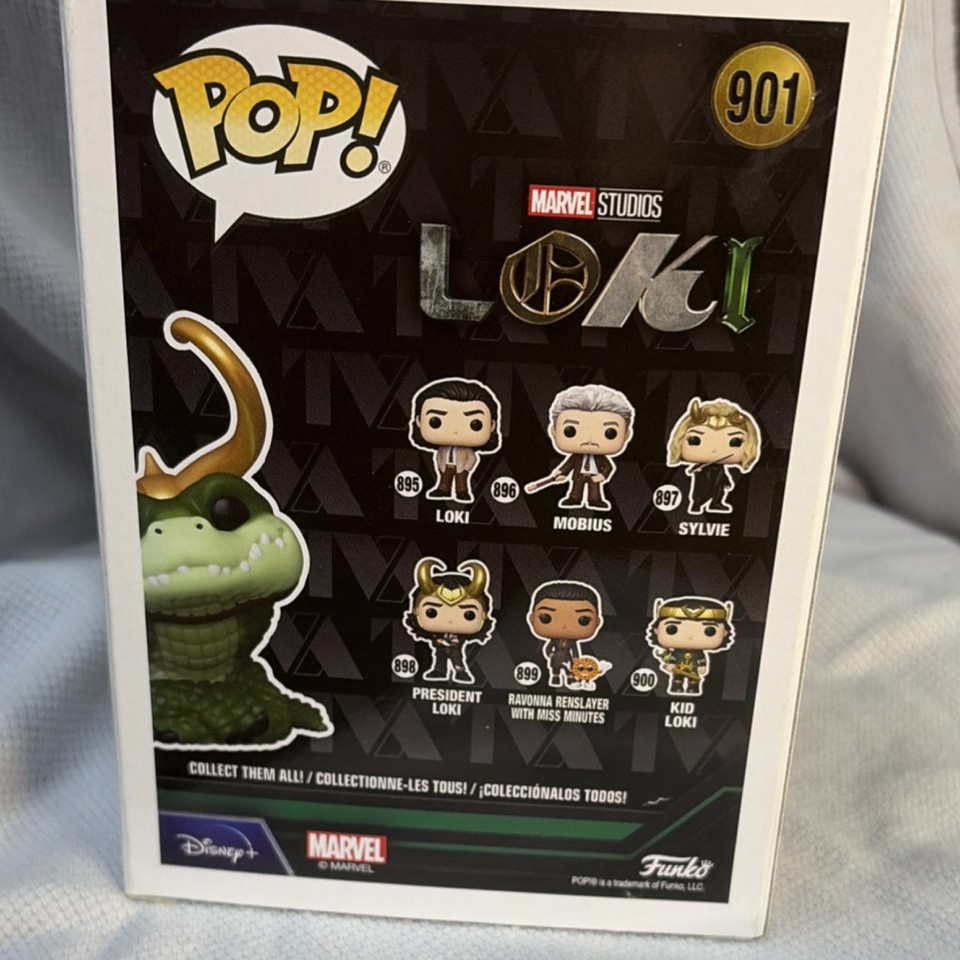 Funko Pop! Marvel Alligator Loki Hot Topic Exclusive #901 Bobblehead | eBay