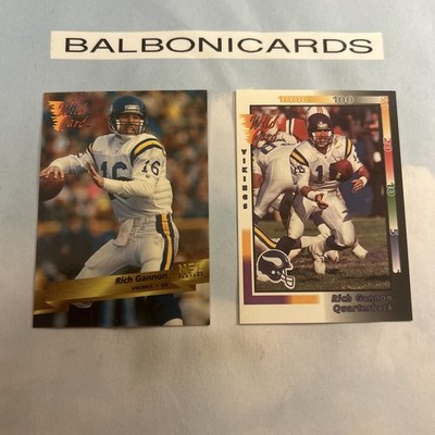 RICH GANNON 2 Card Wild Card Lot! NM+ Free Shipping! | eBay