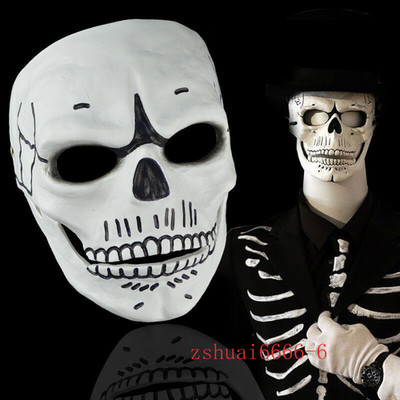 James Bond 007 Spectre Mask Resin Skull Skeleton Mask Halloween Cosplay ...