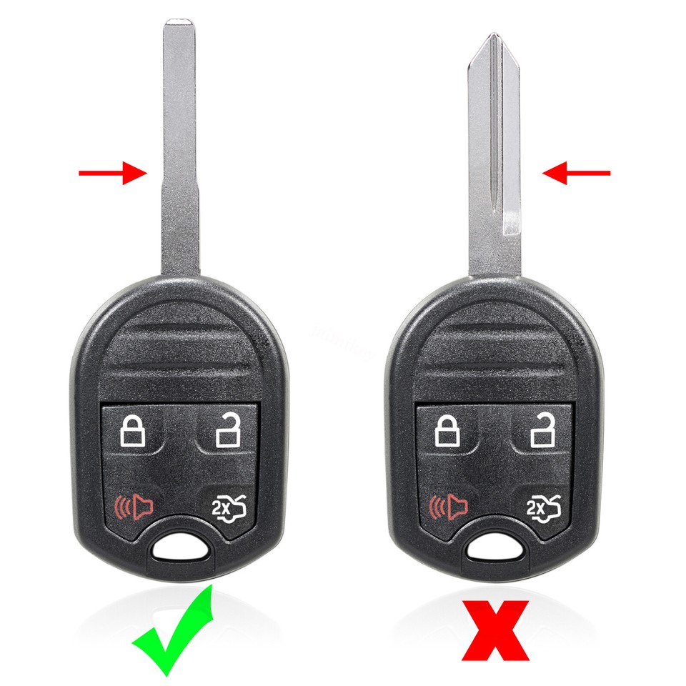 2 For 2015 2016 2017 2018 2019 Ford Focus Fiesta Keyless Entry Remote ...