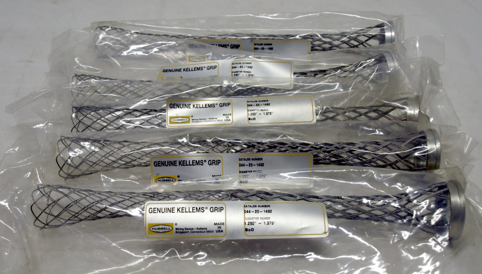 NEW Lot of 5 Hubbell Genuine Kellems Grips 1.250" - 1.375" Diameter 044 ...