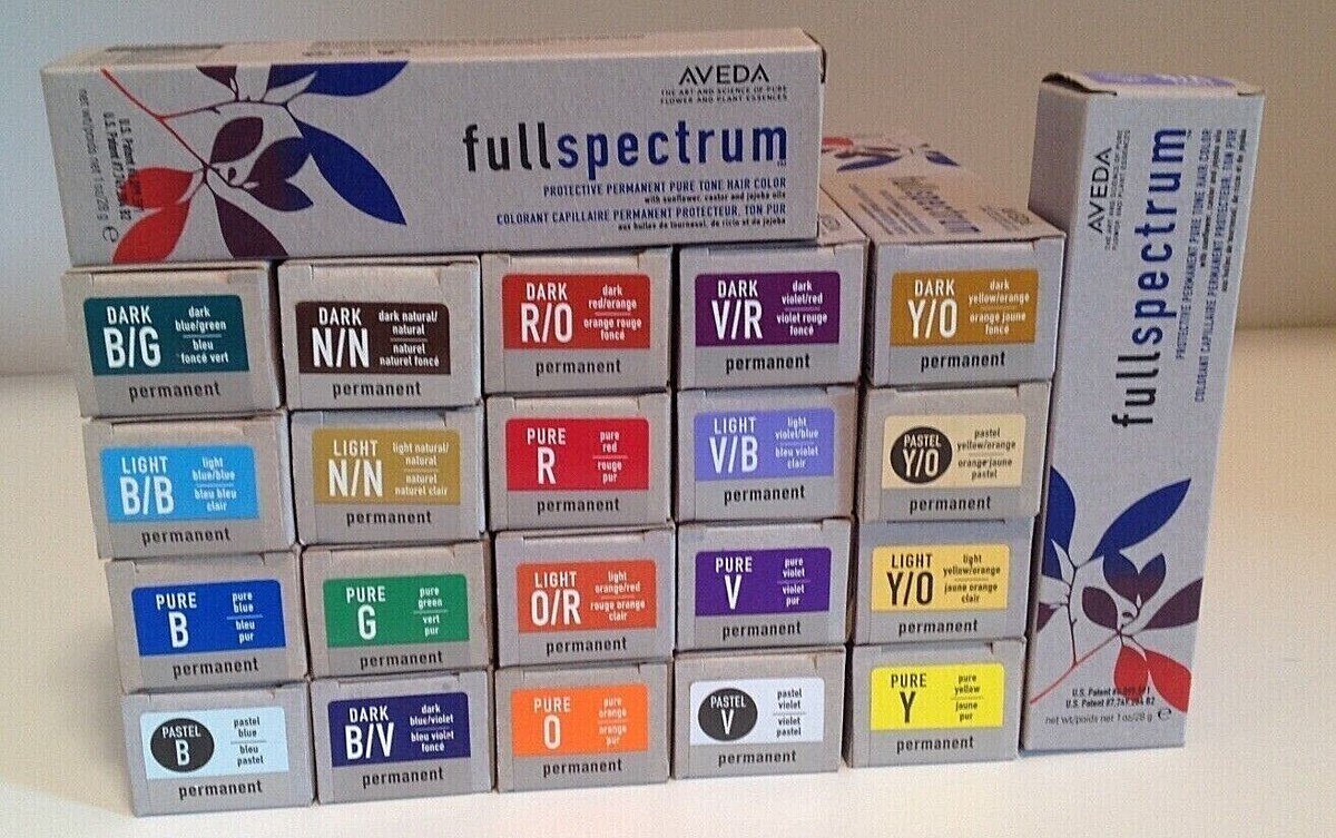 Aveda Brown Hair Color Chart