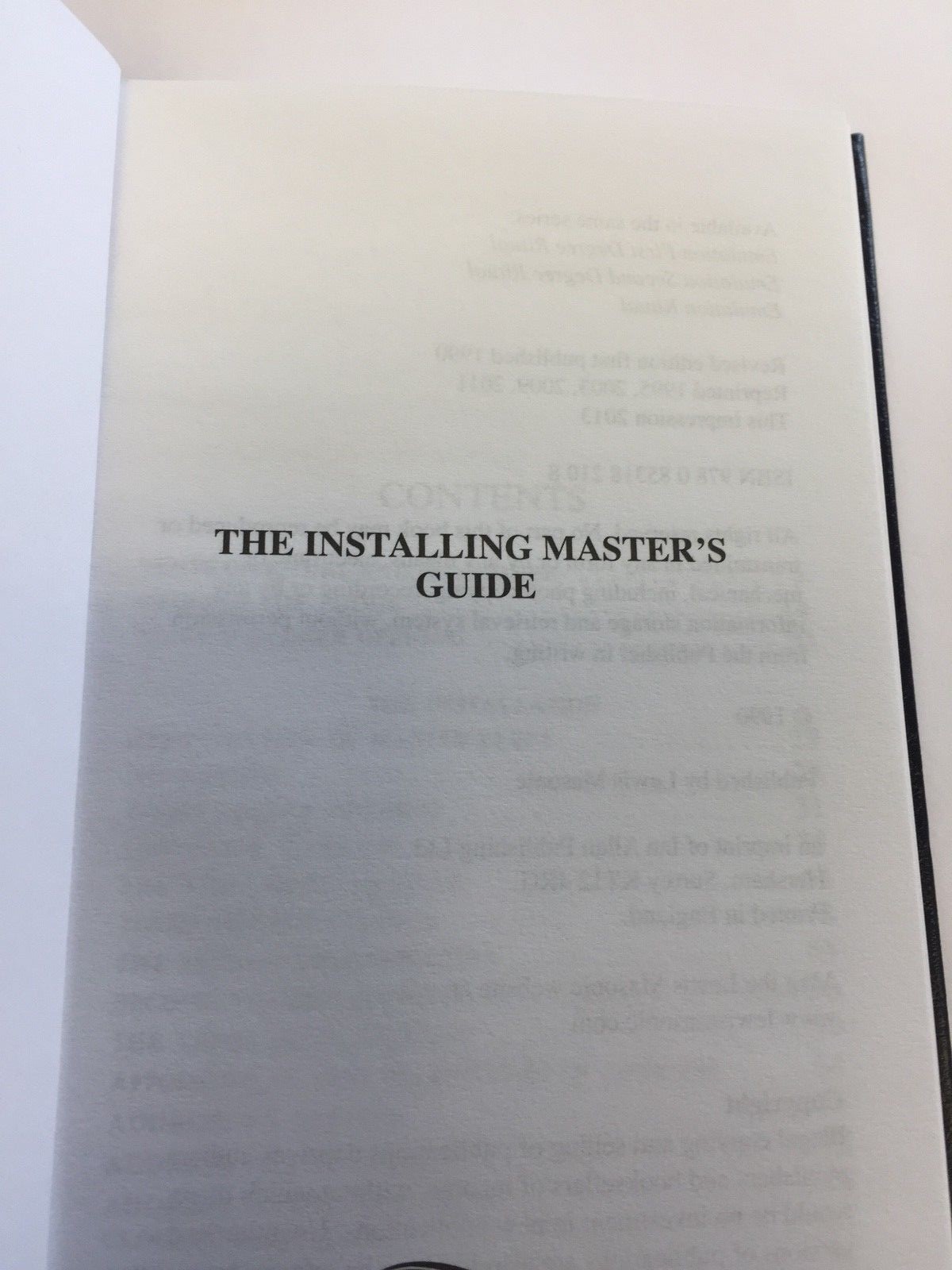 Craft Emulation Installing Master's Guide Ritual Book | eBay