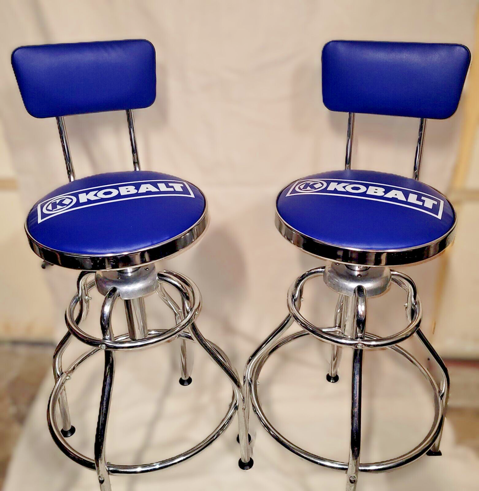 Kobalt Work Seat Adjustable Hydraulic Stool Garage *BUY 2 = DISCOUNT ...