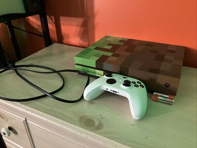 Xbox One S Minecraft Limited Edition Console w/ Controller | eBay