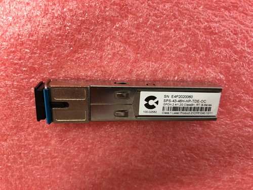 Calix 100-02582 SFP GPON OLT 2.5GBase OC-48/STM-16/2.5G SONET BX-D IR ...